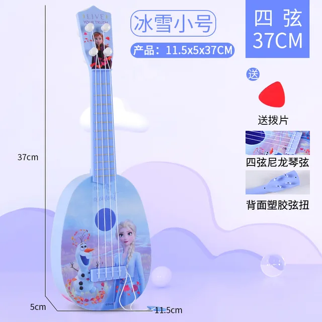 Disney Frozen 2 Children Musical Toys Ukulele Guitar Toys for ...
