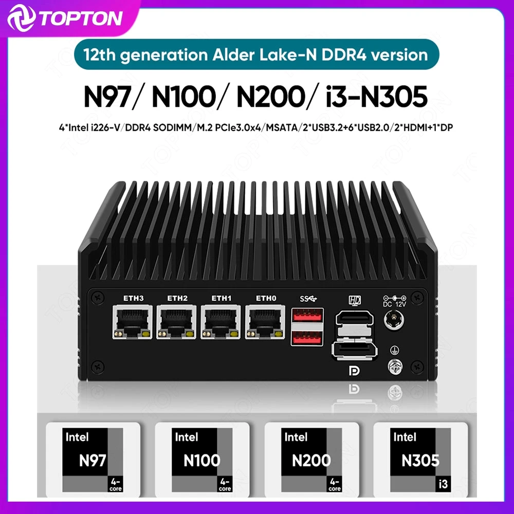 Fanless-Mini-PC-Intel-i3-N305-N100-4-i226-V-2-5G-Solid-industrial ...