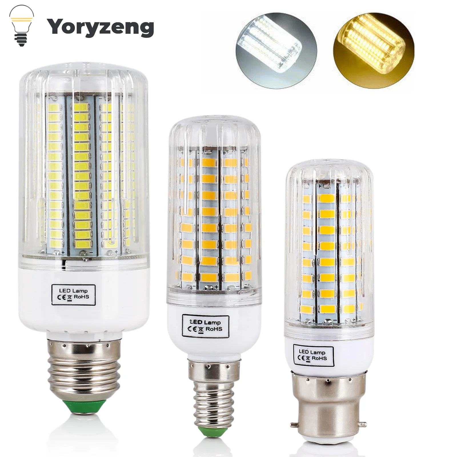 E27-E14-B22-LED-Corn-Light-Bulbs-Screw-Bayonet-Cap-SES-7W-12W-30W-45W ...