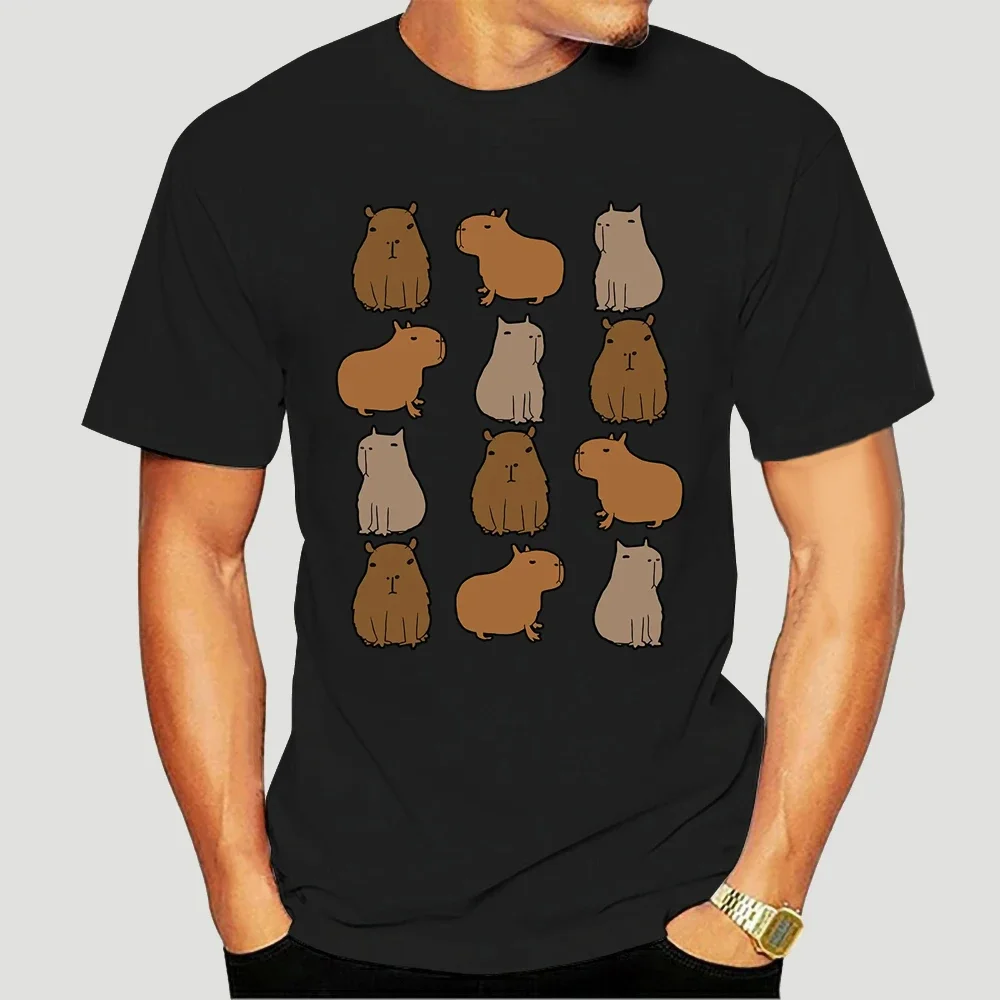 Camiseta-de-Capybara-para-hombre-ropa-de-calle-con-patr-n-de-animales ...