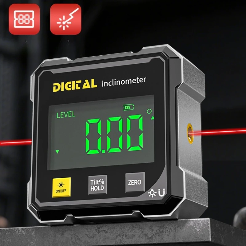 Nivel Electrónico Digital Digital 360 ° Angle Fnder-inclinómetro ...