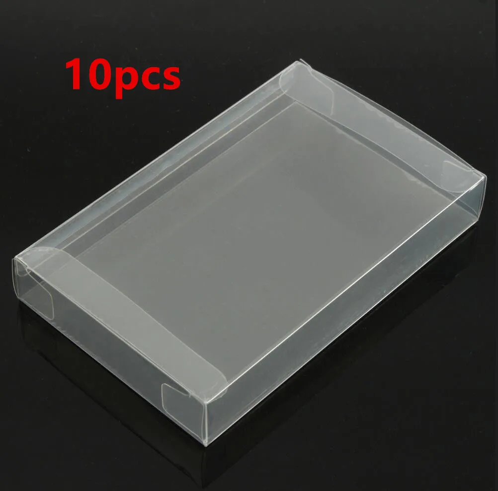 10Pcs-Transparent-Game-Cartridge-Cover-Protector-Case-For-Nintendo-SNES ...