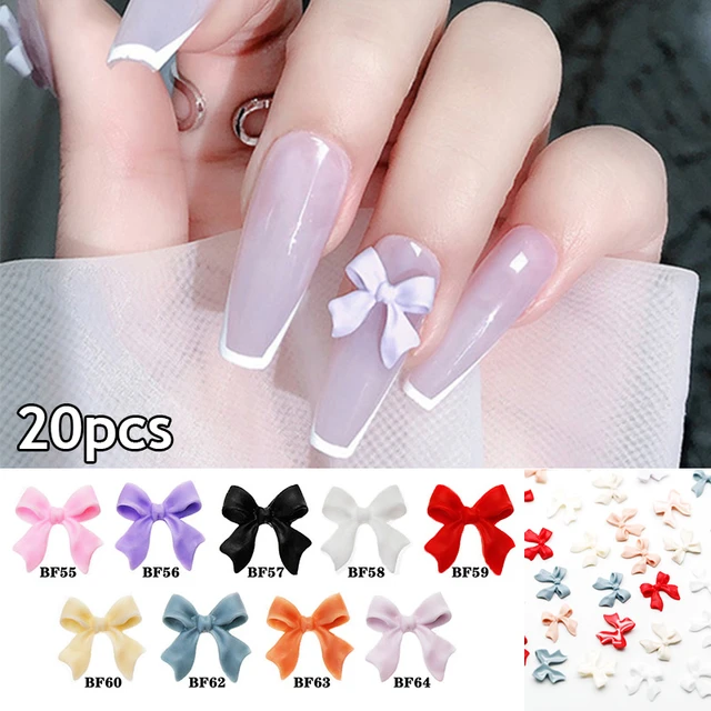 3d Bow Nail Designs