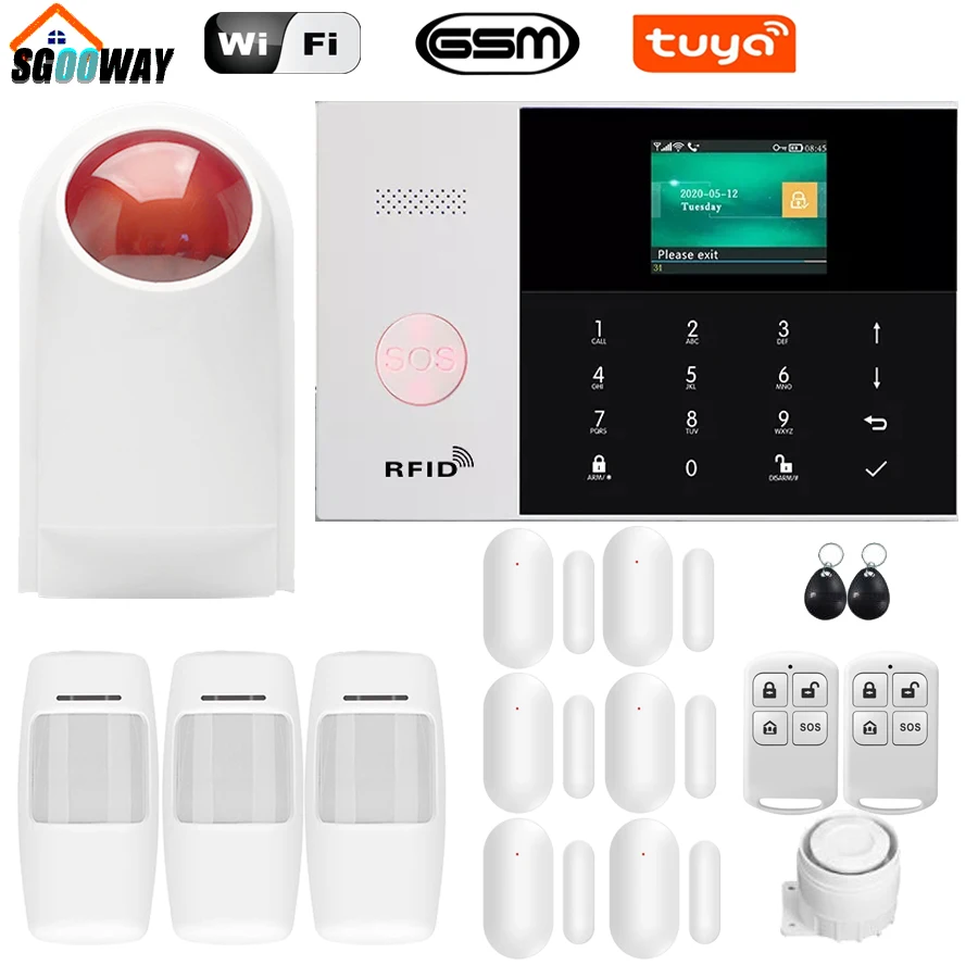Sistema de alarma de seguridad para el hogar, Detector de Sensor de ...
