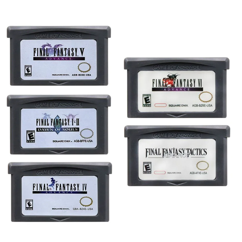 GBA-Game-Cartridge-Final-Fantasy-Dawn-of-Souls-Tactics-Advance-IV ...
