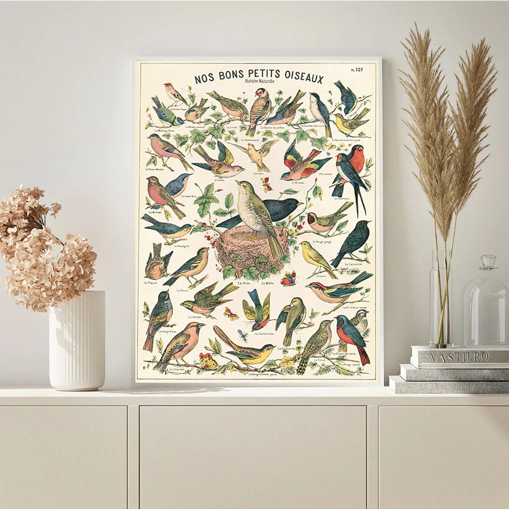 Vintage Bird Wall Art