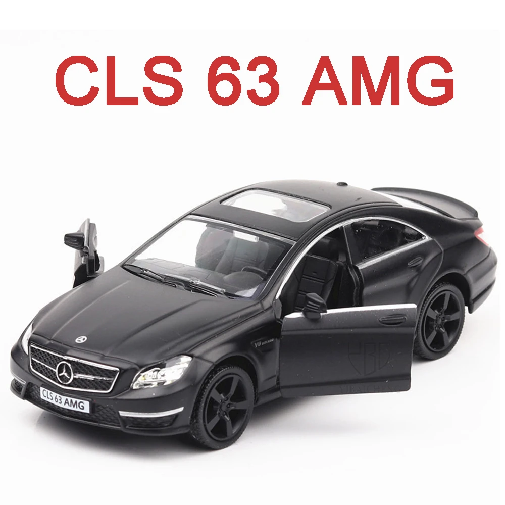 136 Cls 63 Amg 다이캐스트 합금 자동차 모델 장난감 차량 클래식 스포츠카 풀 백 컬렉션 자동차 어린이 장난감 어린이 선물다이캐스트 And 장난감 차