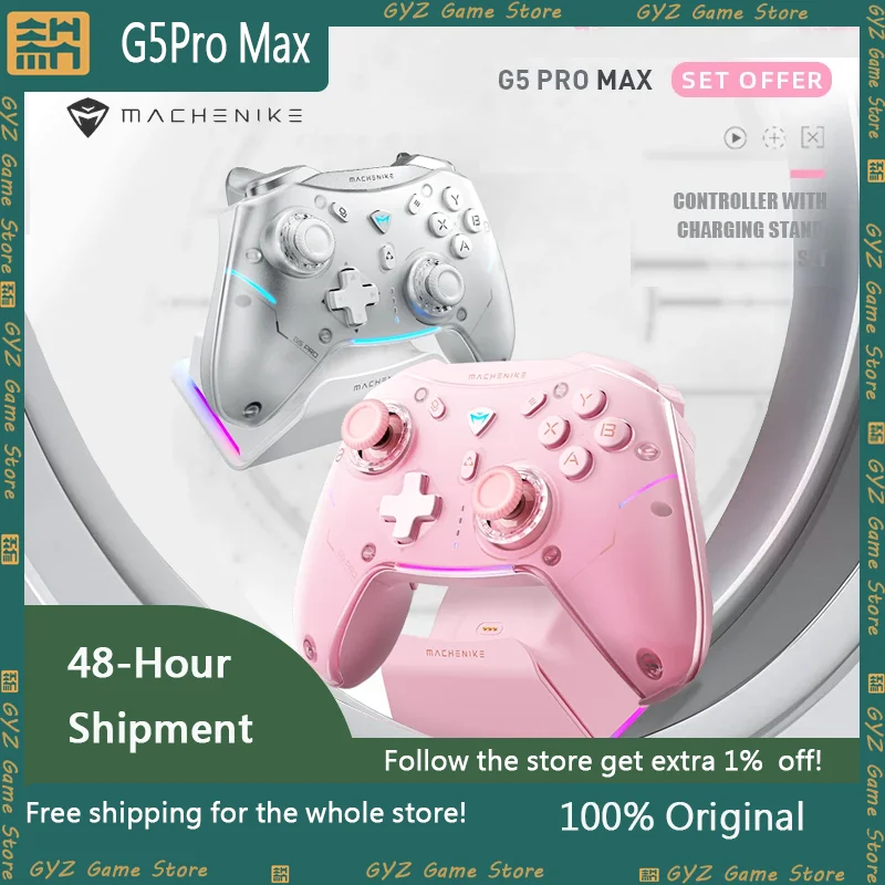 Machenike-G5pro-Max-Game-Controller-Kit-Suporte-de-Carregamento-RGB ...