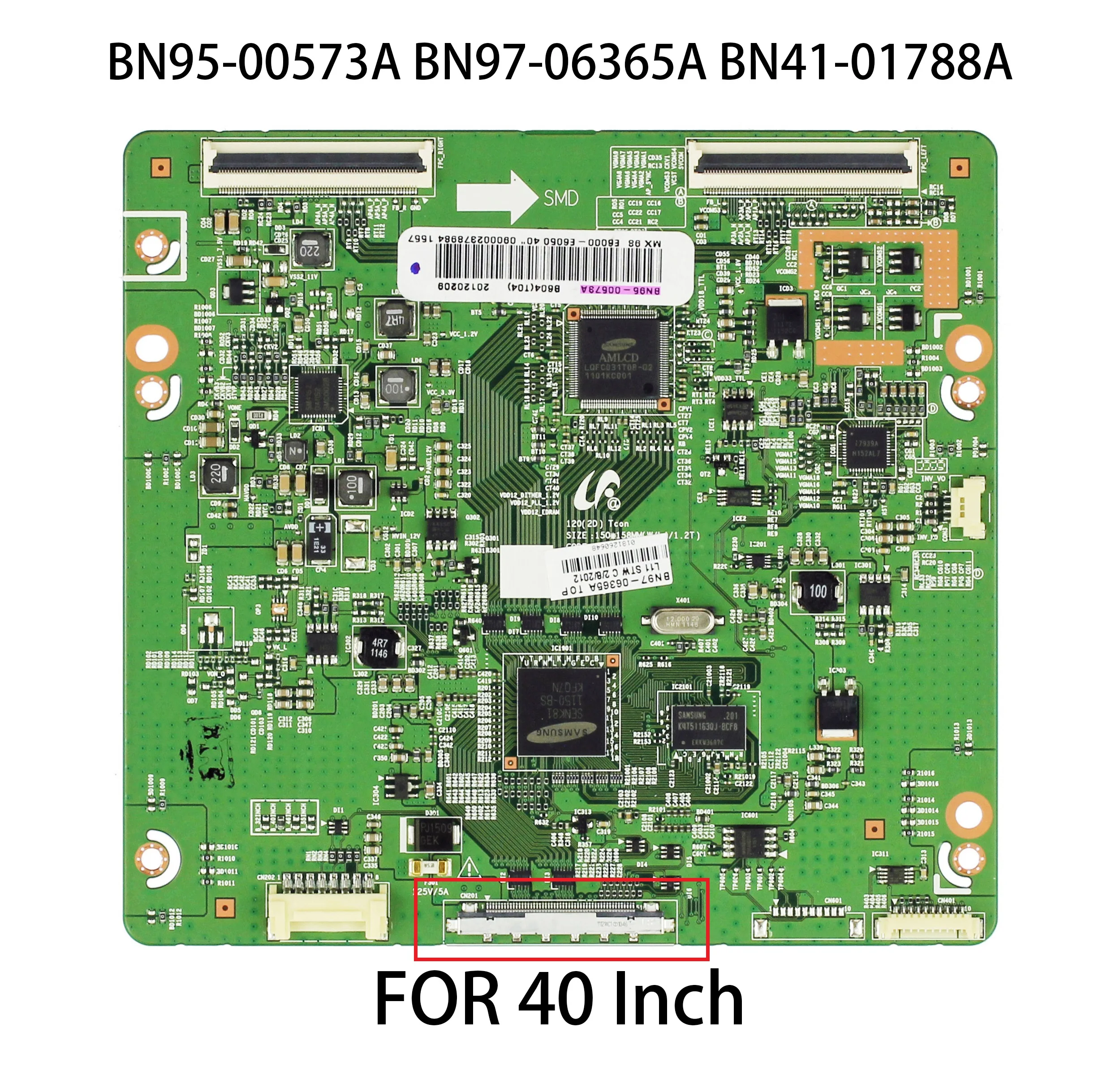 BN95-00573A-BN97-06365A-BN41-01788A-T-CON-Logic-Board-UN40ES6150F-UN40ES6100M-UN40ES6100G ...