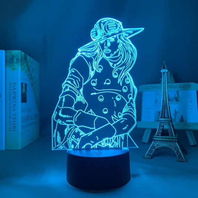 3d Lamp Anime JoJo Bizarre Adventure for Bedroom Decor Light Birthday ...