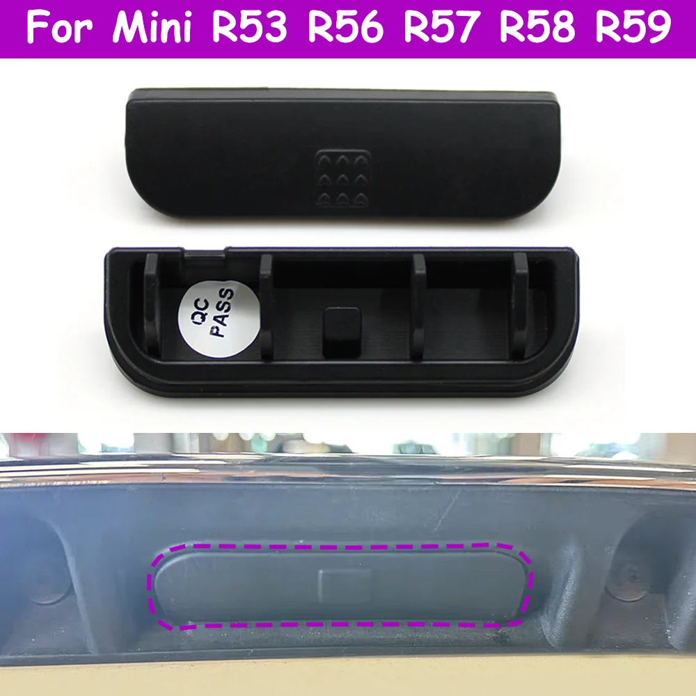 R53 R56 R57 R58 R59 Car Rear Trunk Handle Rubber Cover Trunk Lid ...