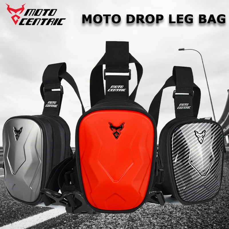 New Hard Shell Motorcycle Drop Leg Bag Large Capacity Motorbike Waist ...