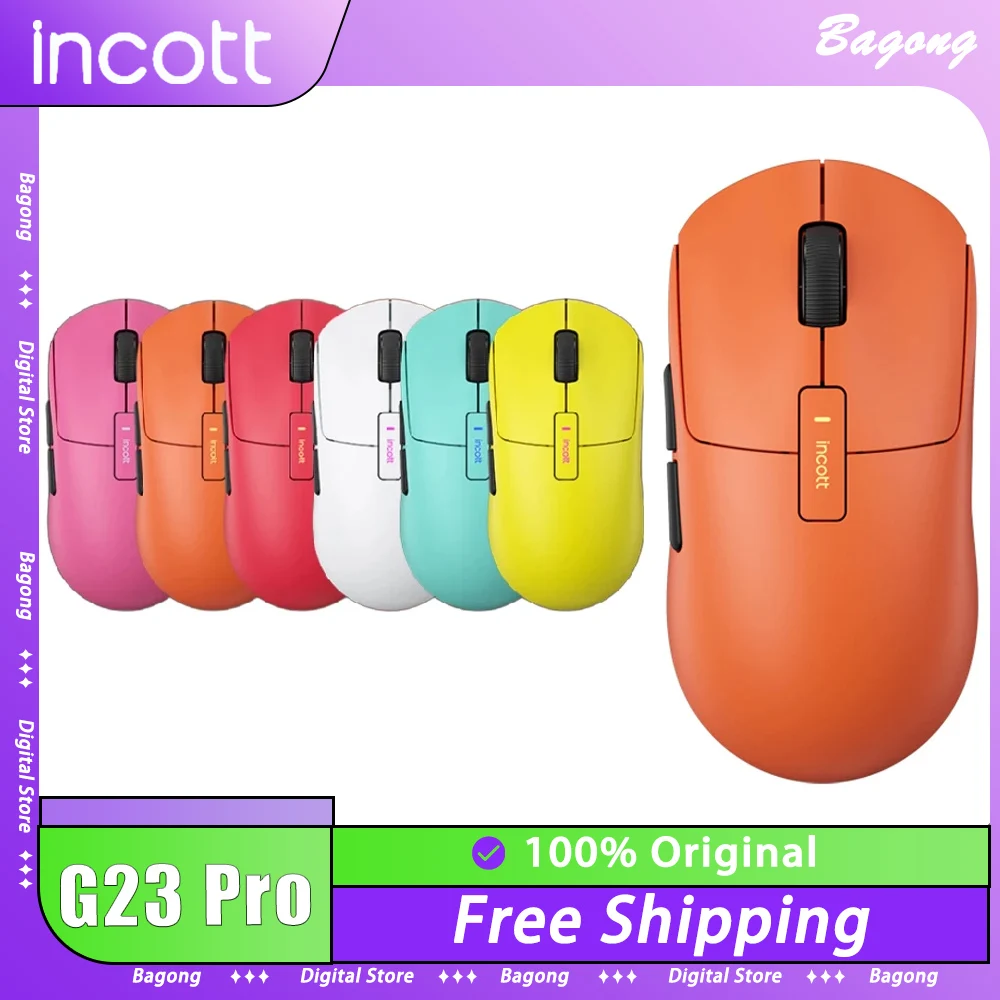 Incott-G23-Pro-Wireless-Gaming-Mouse-8K-Dual-Mode-PAW3950-Sensor-Hot ...
