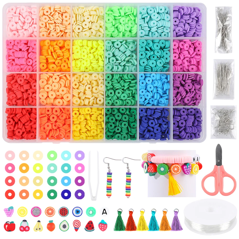 Makersland-6mm-Beads-for-Jewelry-Making-Set-Box-Kids-Diy-Bracelet-Kit ...