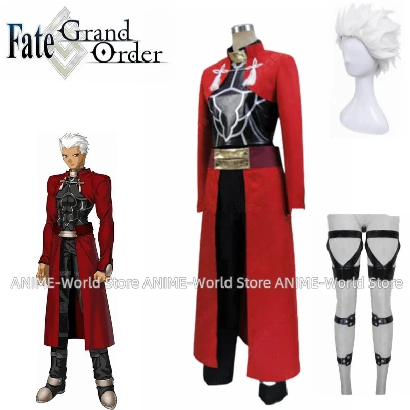 New-Anime-Fate-Stay-Night-Archer-Emiya-Cosplay-Costume-Outfit-Suits-Wig ...