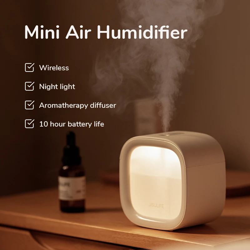 JISULIFE-Mini-Humidificateur-Portatif-Rechargeable-Veilleuse-diffuseur ...