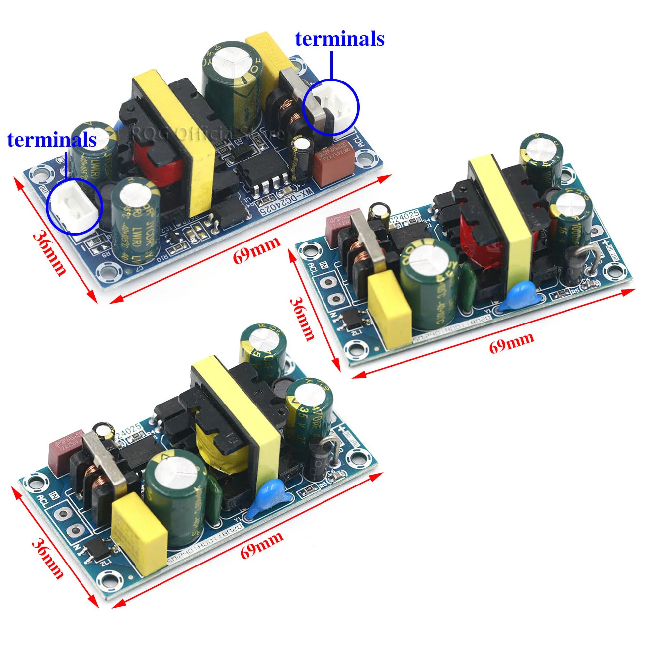 AC-DC-12V2A-24W-Switching-Power-Supply-Module-Bare-Circuit-100-265V-to ...