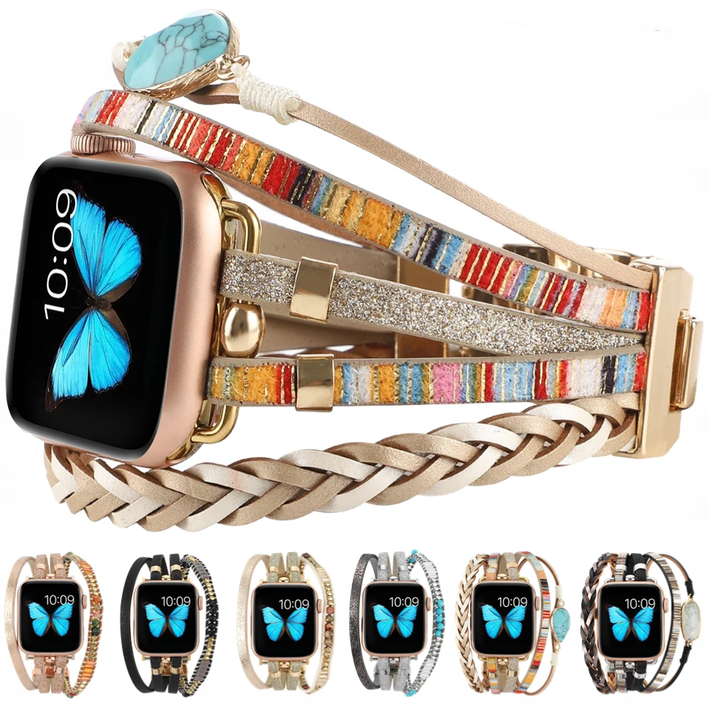 Jewelry-Original-Stone-Strap-for-Apple-Watch-Band-45mm-41mm-49mm-44mm ...