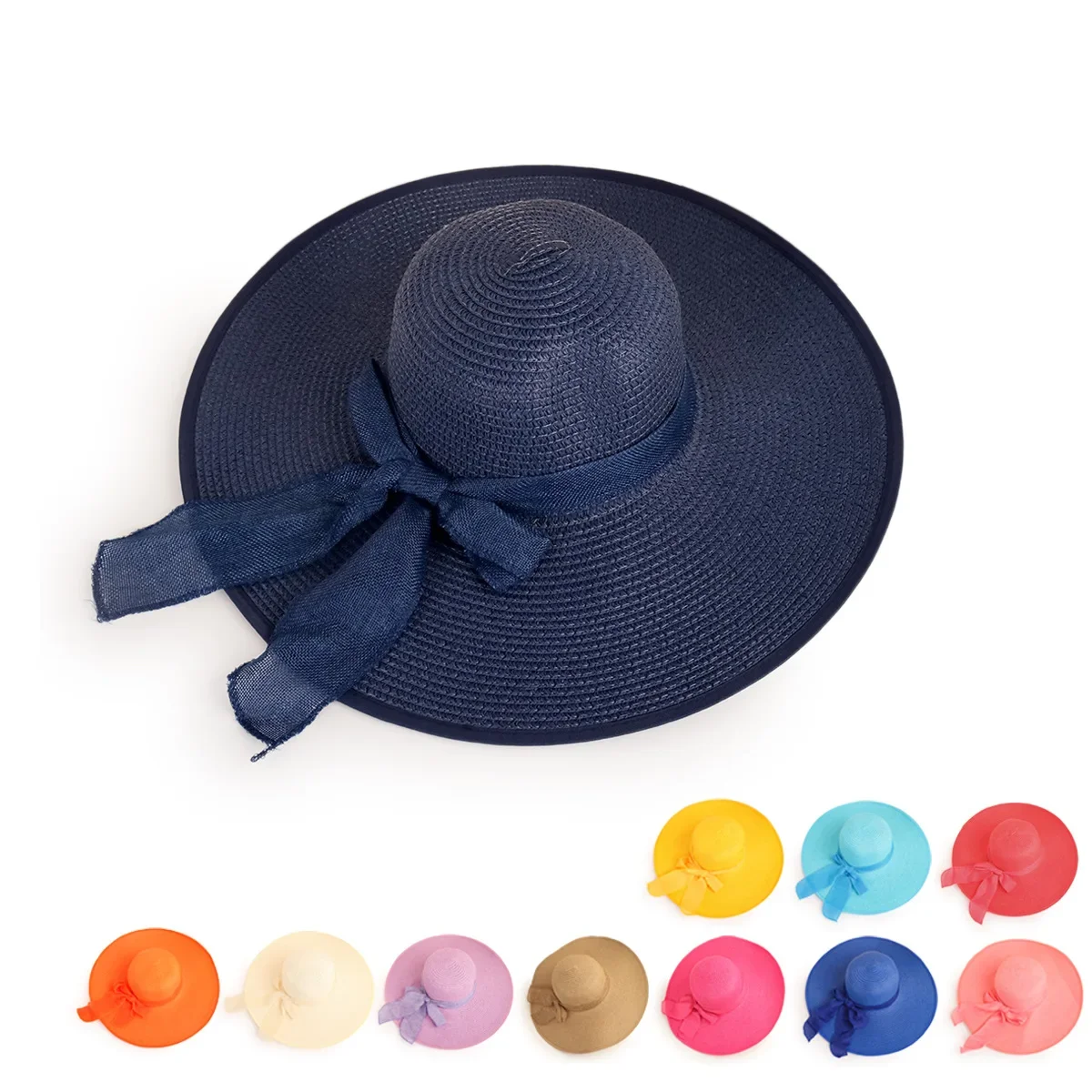 Sombrero-de-Sol-de-ala-ancha-para-la-playa-gorra-de-estilo-coreano-con ...