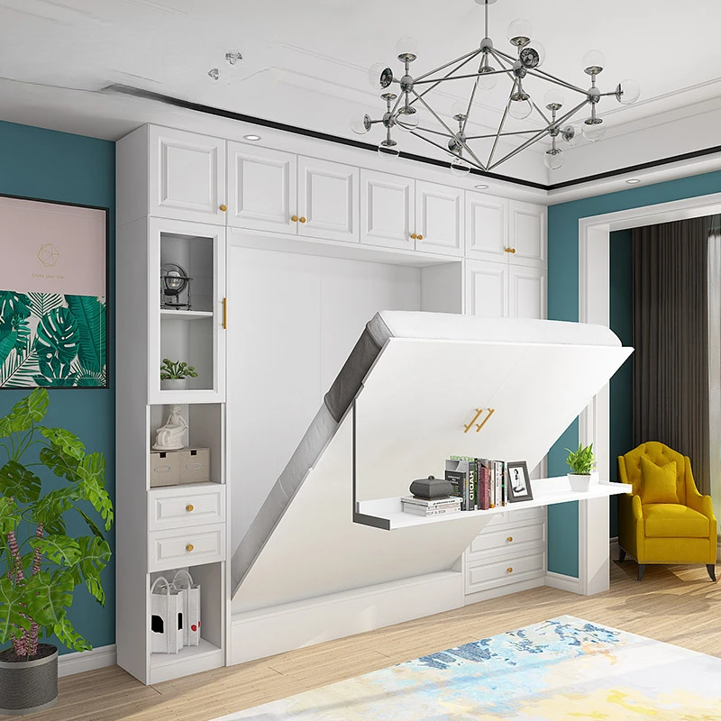 Minimalist-Multifunctional-Invisible-Bed-with-Sofa-Folding-Bed-Cabinet ...