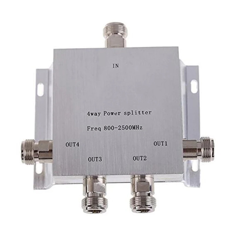 New 4 Way two direction N Power splitter Freq:800-2500 MHZ N female ...