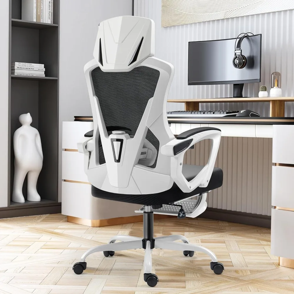 Office-Chair-Mid-Back-Swivel-Lumbar-Support-Desk-Chair-Computer-Gaming ...