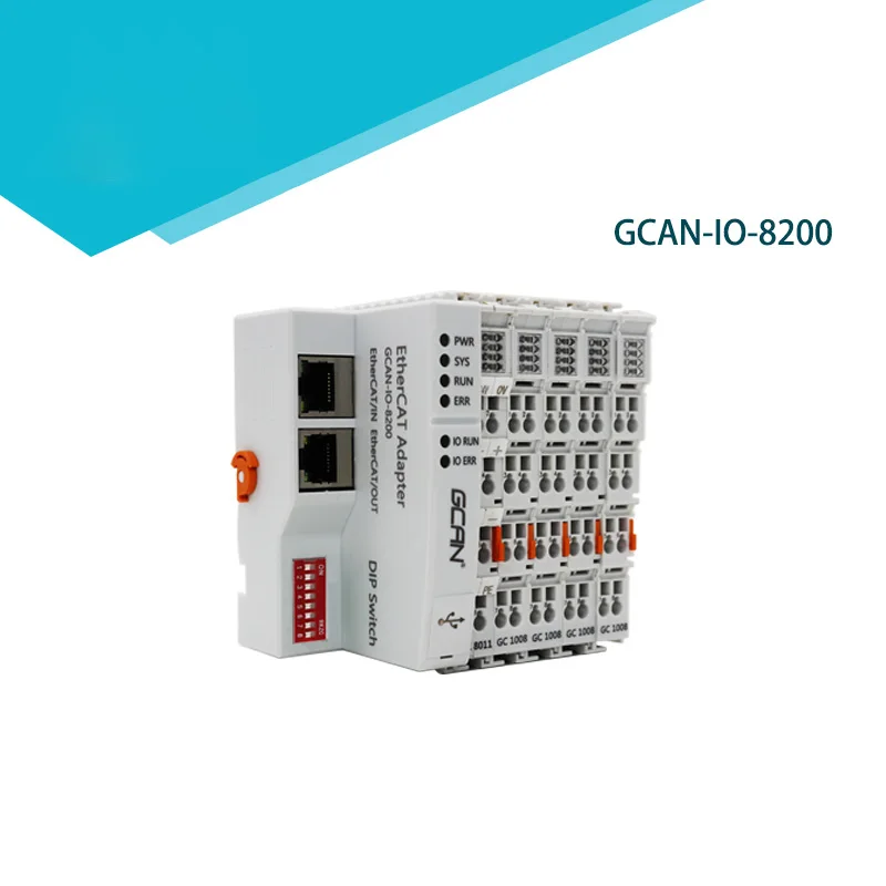 Gcan plug-in profinet módulo io expansível ethercat remoto io módulo de ...