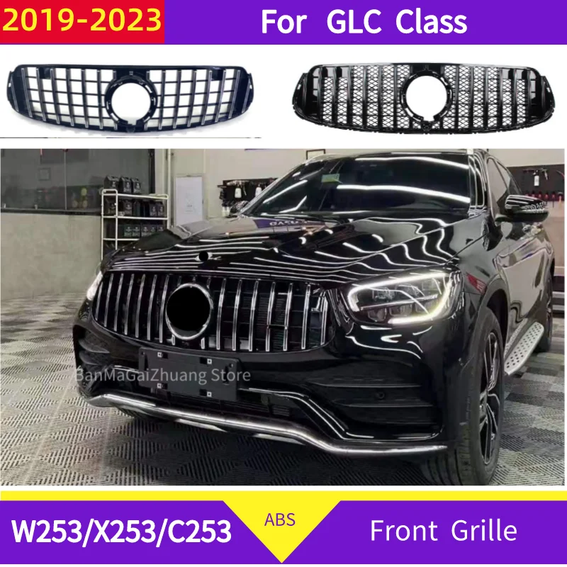 W253-X253-GT-Front-Grille-For-mercedes-GLC-Class-2019-2022-GLC200 ...