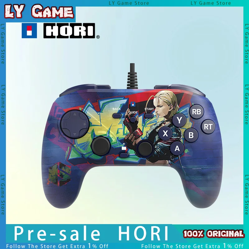 HORI-Street-Fighter-6-Wired-Game-Controller-Edi-o-Limitada-Joystick-de ...