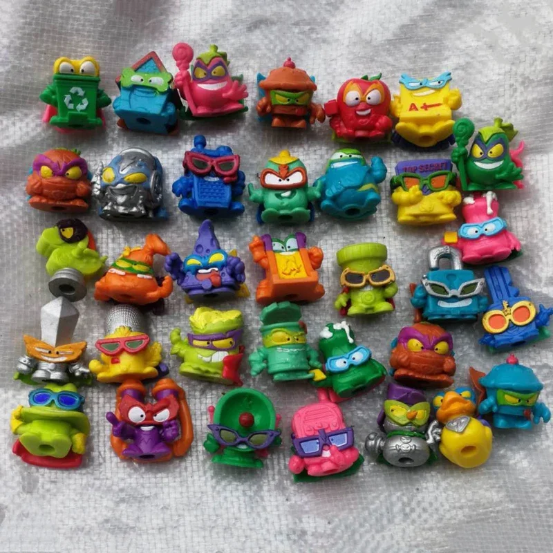 10Pcs-Original-Super-Zings-1-10-Superzing-Cartoon-Silver-Figure-Trash ...