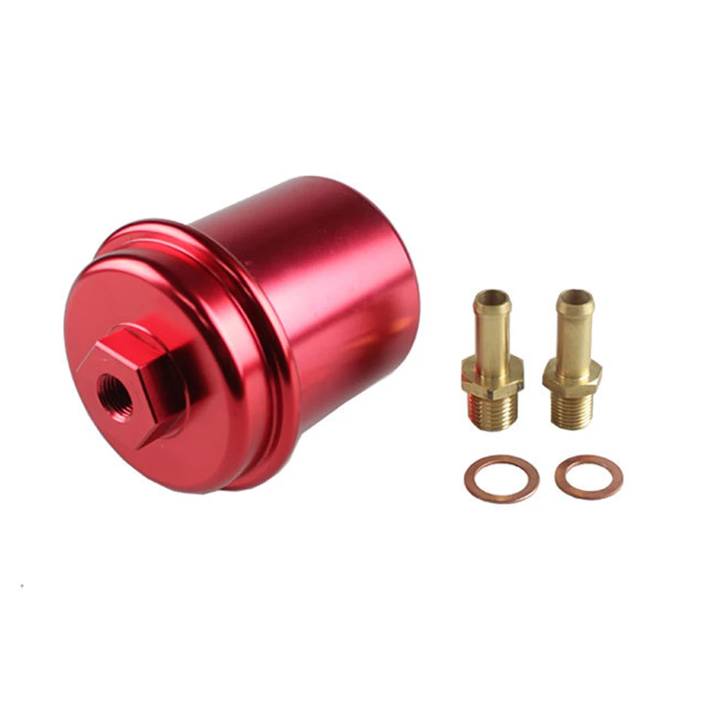 62MM High Quality Universal Aluminum High Flow Performance Fuel Filter ...