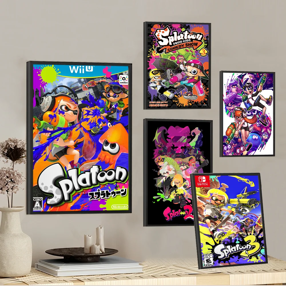 Game-S-Splatoon-3-Classic-Vintage-Posters-Vintage-Room-Home-Bar-Cafe ...