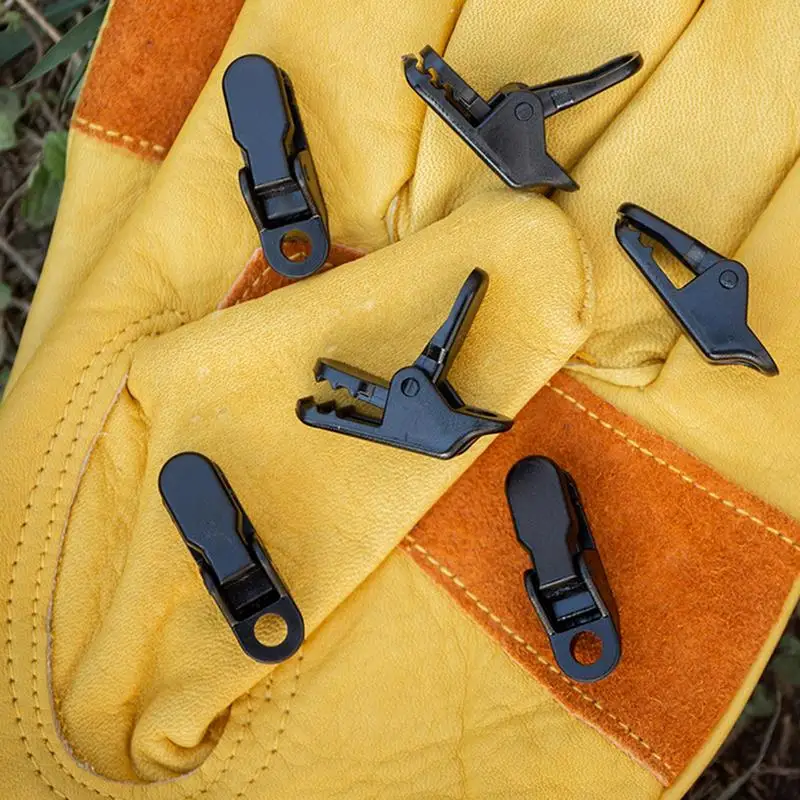 10-Pcs-Awning-Clamp-Tarp-Clips-Snap-Hangers-Tent-Camping-Survival ...