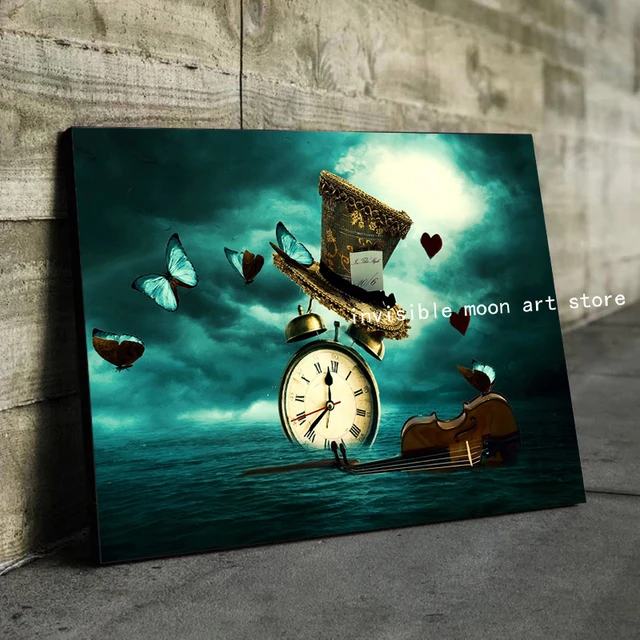 Dali Clock Sculpture