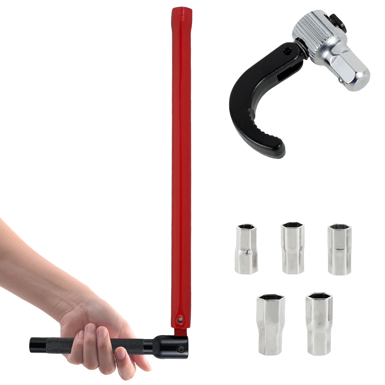 Faucet-Wrench-With-Sockets-Carbon-Steel-Plumber-Socket-Wrench-Durable ...