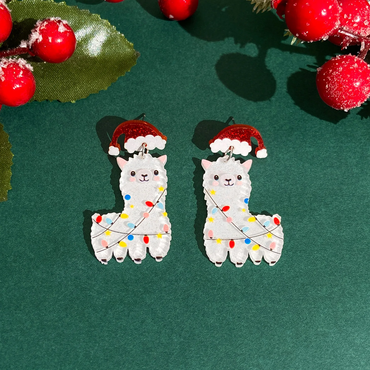 Joyer-a-de-fiesta-de-Navidad-hombre-de-jengibre-Pap-Noel-postre-Alpaca ...