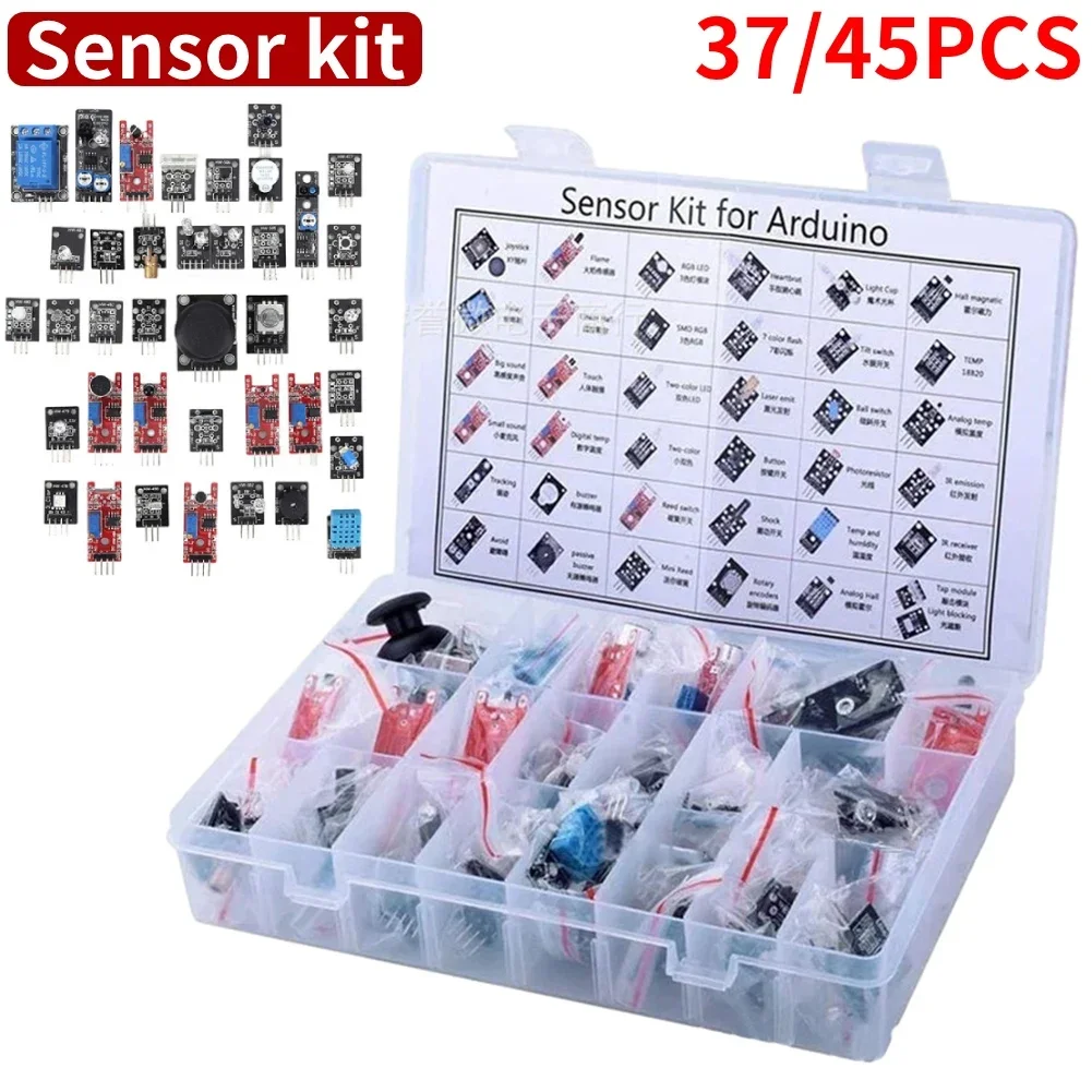 M-dulo-Sensor-Starter-Kit-para-Arduino-Aprender-Suit-45-em-1-melhor-do ...
