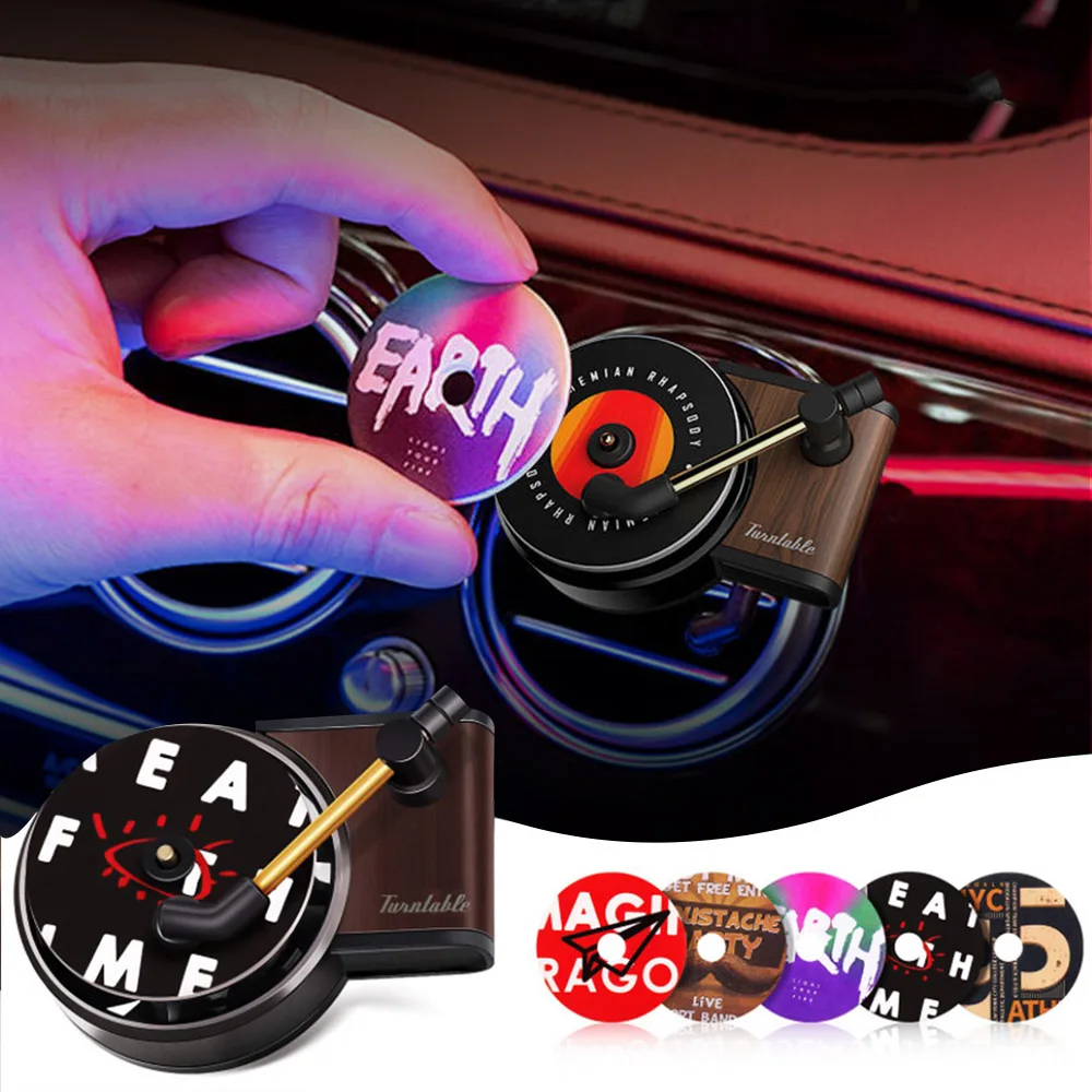 Car-Air-Freshener-Record-Player-Fragrance-Phonograph-Turntable-Record ...