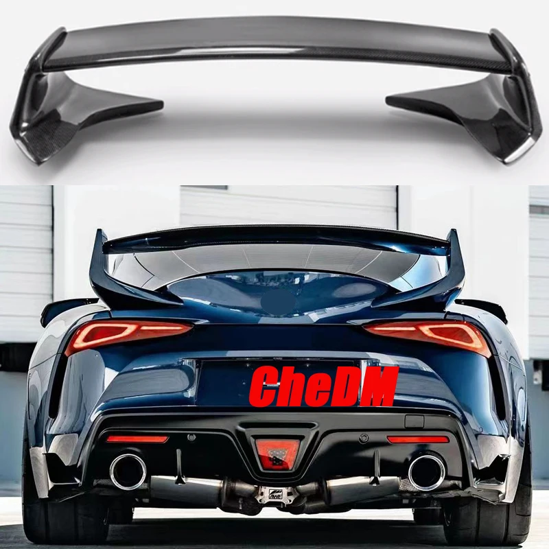 For-Toyota-Supra-A90-2019-2020-High-Quality-Carbon-Fiber-Rear-Roof ...