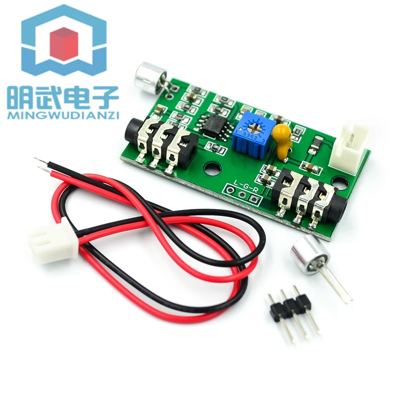 Microphone-Pickup-Microphone-Amplifier-Module-Gain-Adjustable-Audio ...