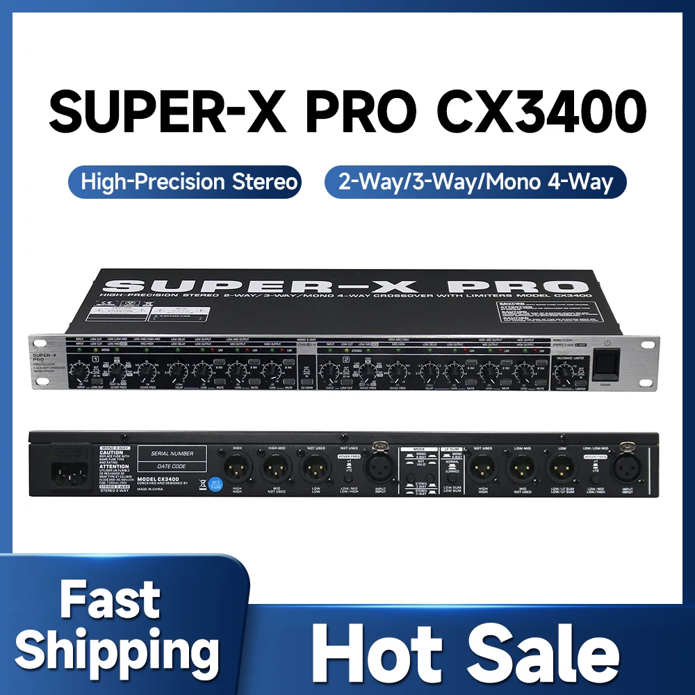 CX3400-Professional-Subwoofer-Crossover-High-Precision-cross-over ...