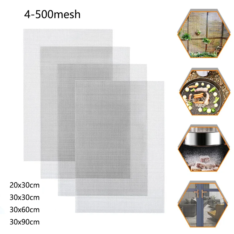 1pcs-4-500Mesh-Stainless-steel-Mesh-filter-mesh-metal-front-repair ...