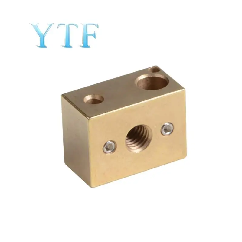 Copper Brass Heated Block For E3d Copper Hotend 3d Printer High ...