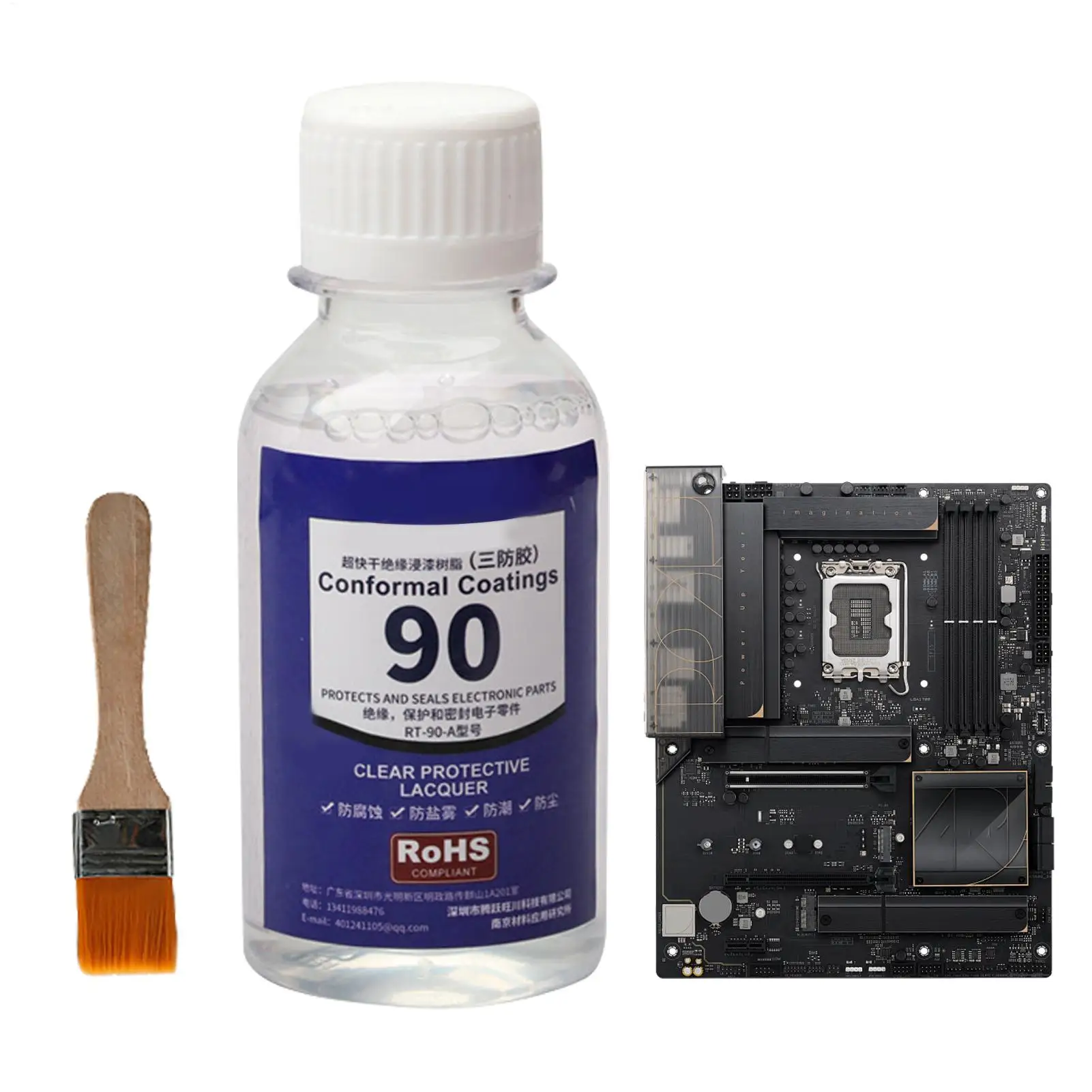 100ml Waterproof Insulation Sealant Clear Conformal Coating Moisture ...