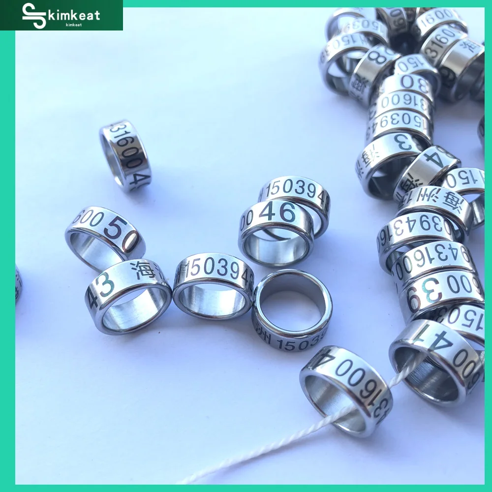 50Pcs-7-mm-11mm-Bird-parrot-Dove-Pigeon-Stainless-steel-Leg-Rings ...