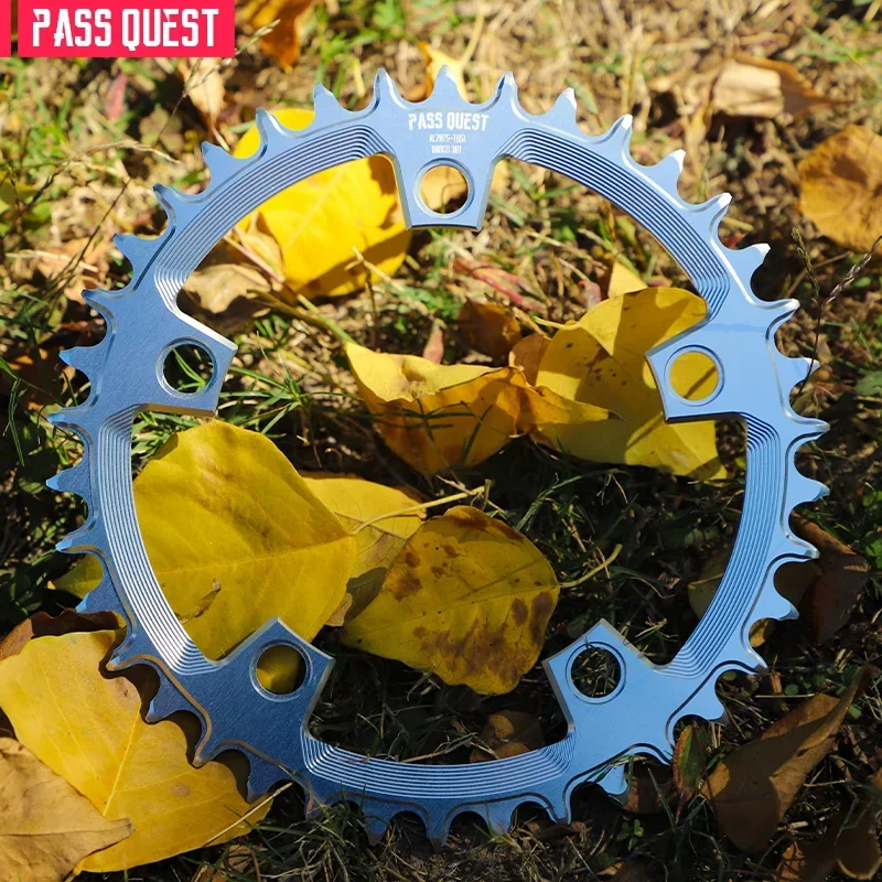 PASS QUEST 110BCD 5-jaw Road Bike Narrow Wide Chainring 38-58T Silver ...