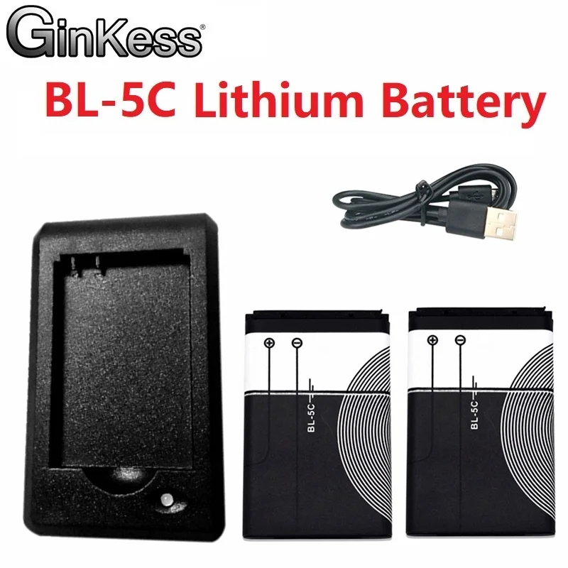 BL5C Batería de polímero de litio BL 5C BL 5C, 3,7 V, 800mAh, para ...
