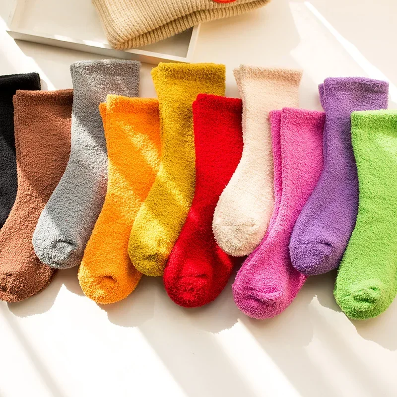 Thicken-Baby-Kids-Long-Socks-Autumn-Winter-School-Thermal-Socks-Warm ...