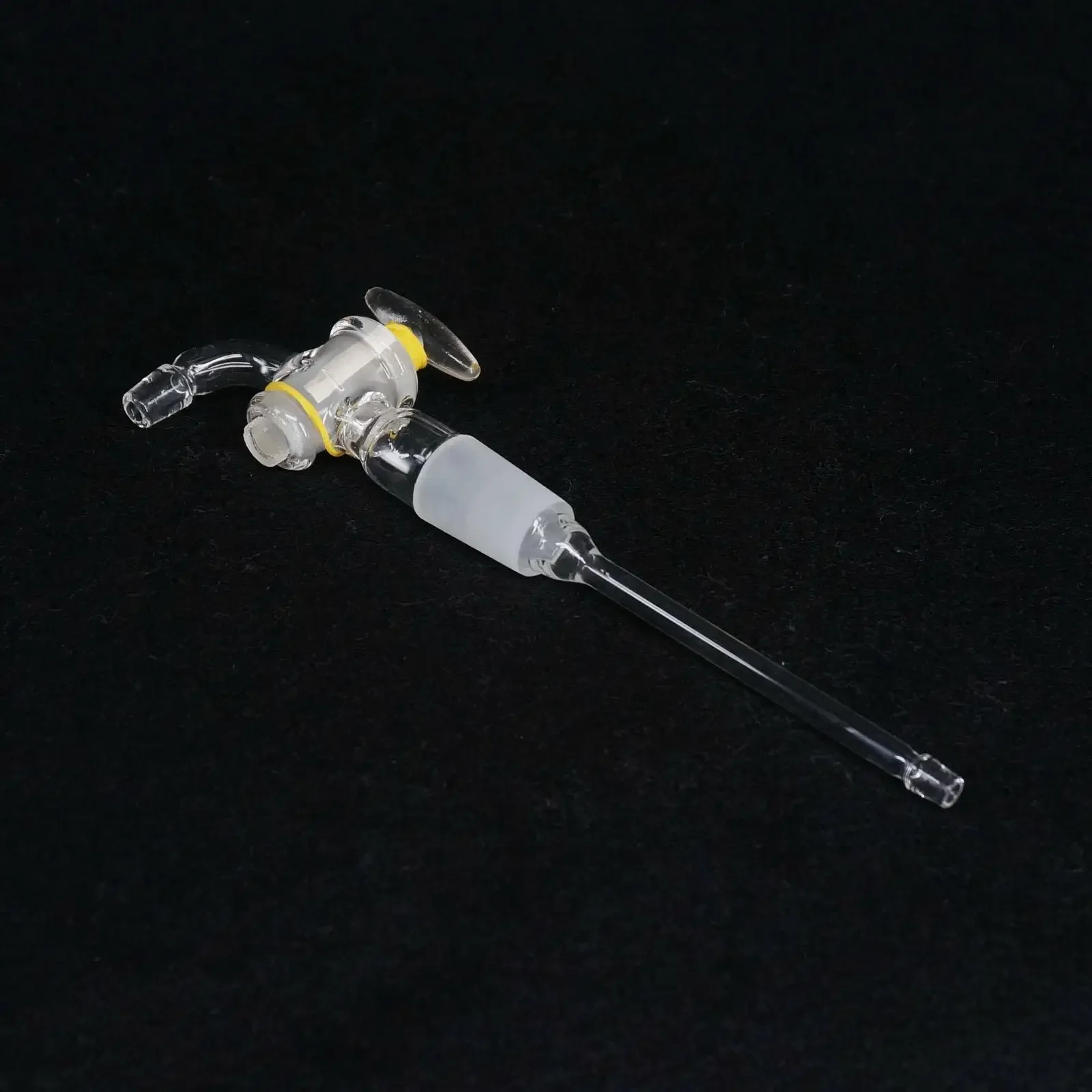 19/26 Joint 10cm Tube Borosilicate Glass Lab Powder Adapter Glass ...