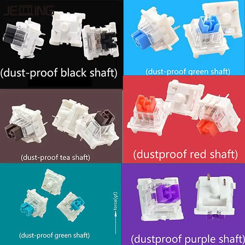 Dustproof-Switch-For-Mechanical-Gamer-Keyboard-Axis-Blue-Red-Brown-RGB ...